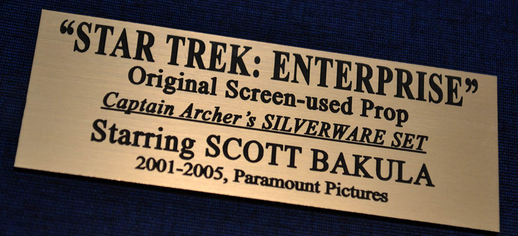 Купить Автографы STAR TREK Prop FORK & SPOON, Signed SCOTT BAKULA ...